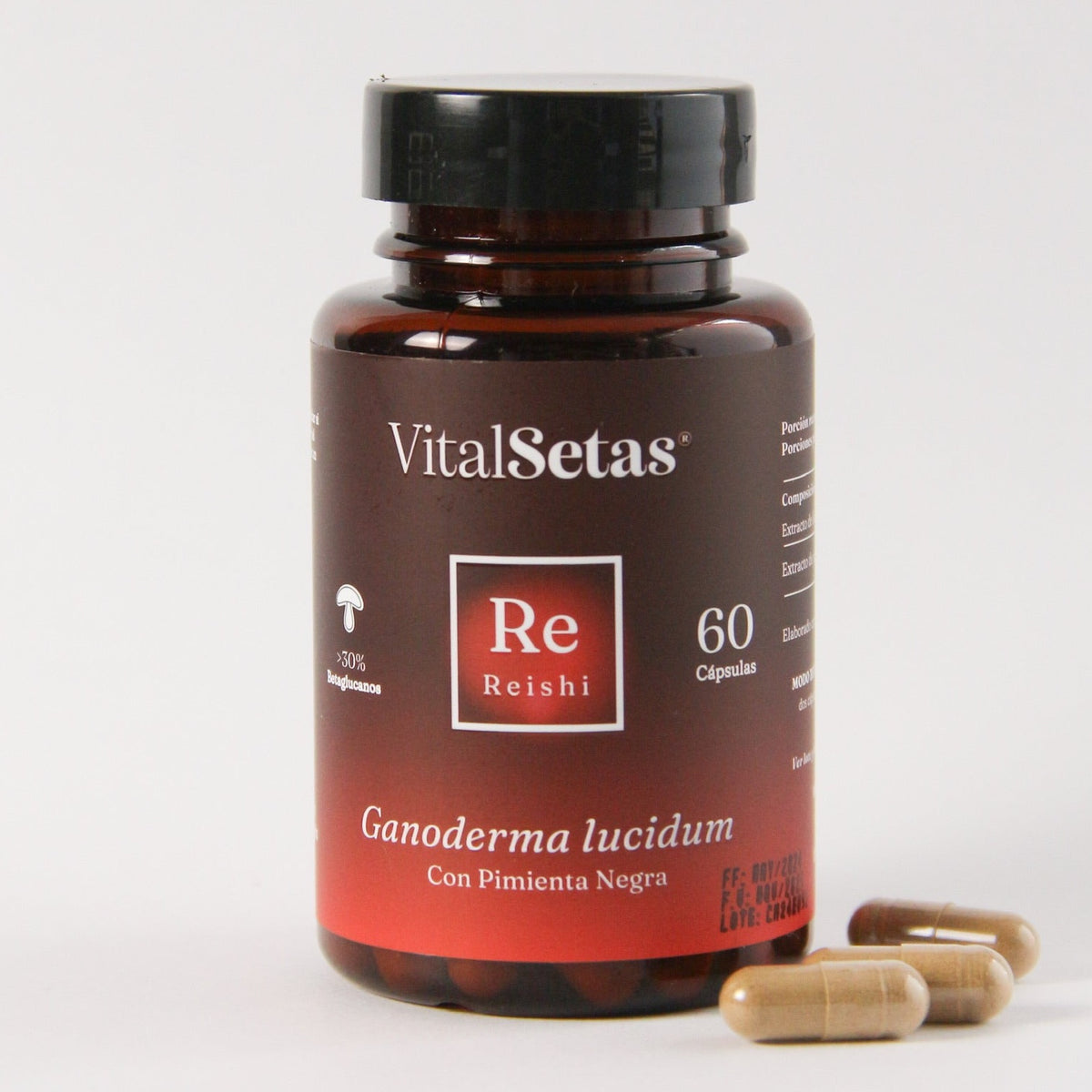 REISHI CAPSULAS X 60 - VITALSETAS – Natural Light