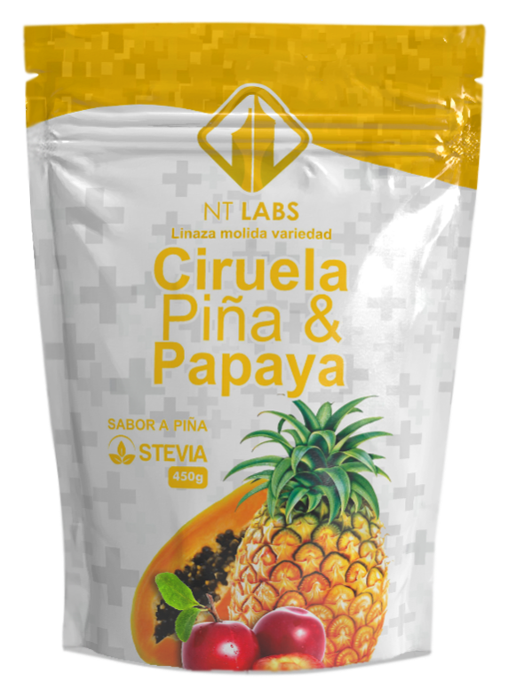 LINAZA MOLIDA PIÑA Y PAPAYA 450g – Natural Light